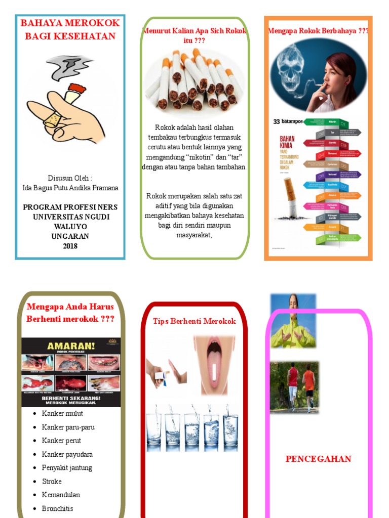 Leaflet Bahaya Merokok | PDF