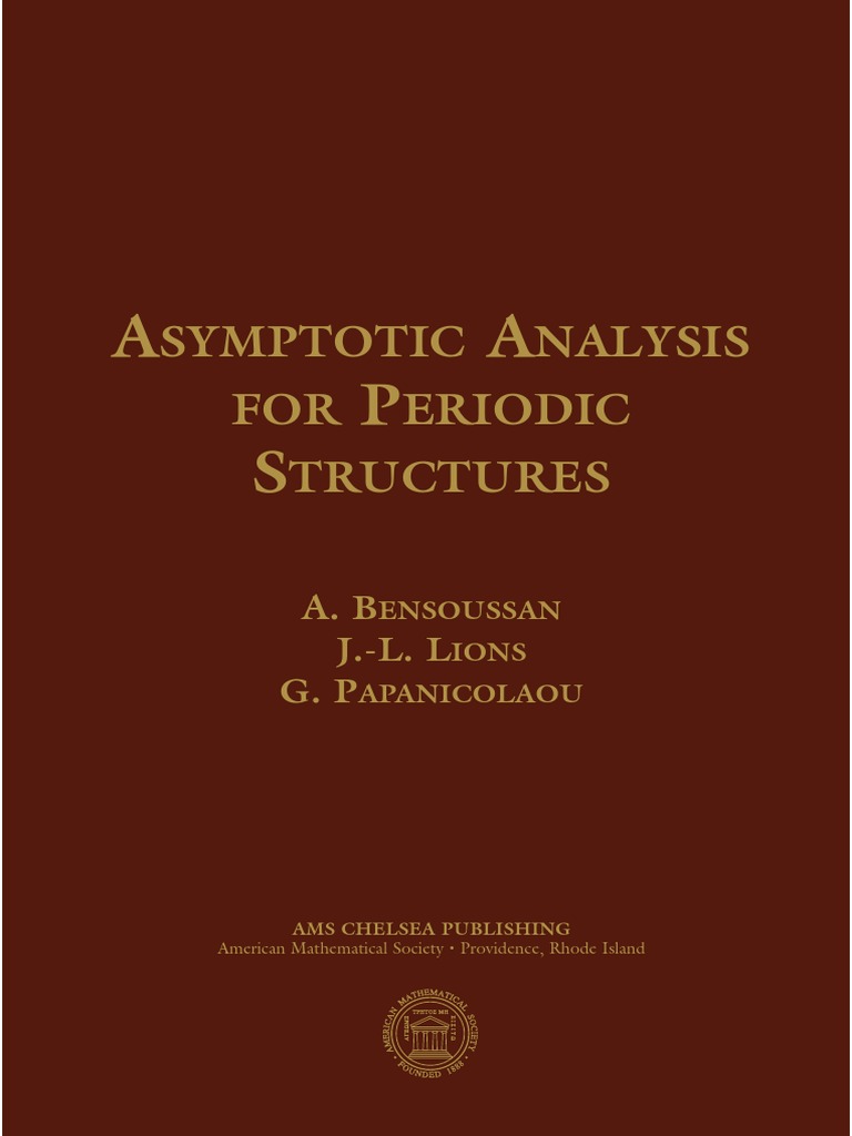 Aymptotic Analysis For Periodic Structures | PDF | Stochastic Process | Asymptotic Analysis