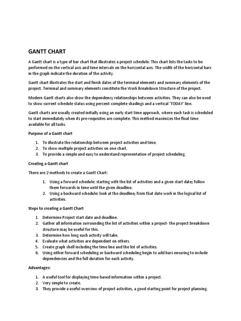 Gantt Chart | PDF | Computing | Computing And Information Technology