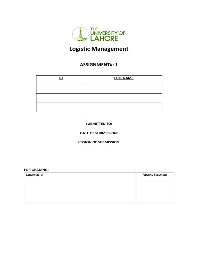 Assignment Title Page12 | PDF