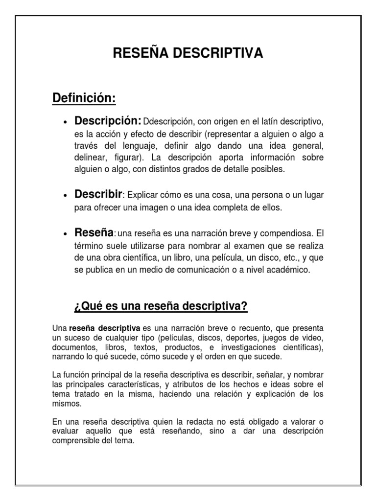 Reseña Des | PDF | Narrativa | Autor