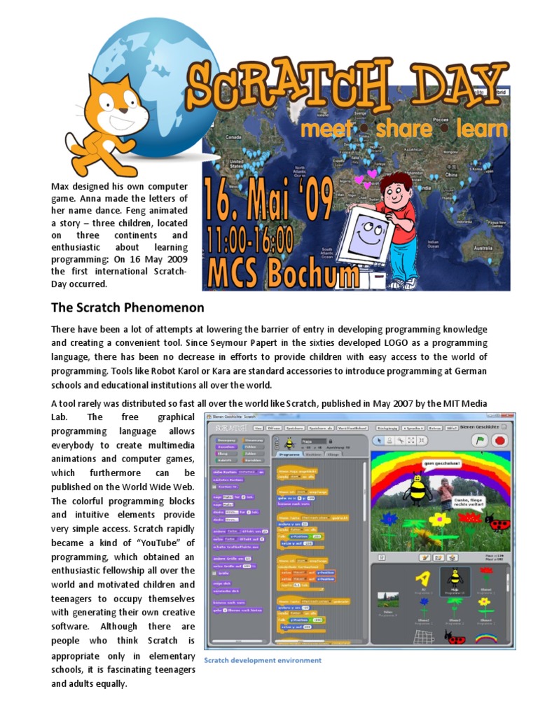 Scratch Day 2009 Report | PDF | Scratch (Programming Language ...