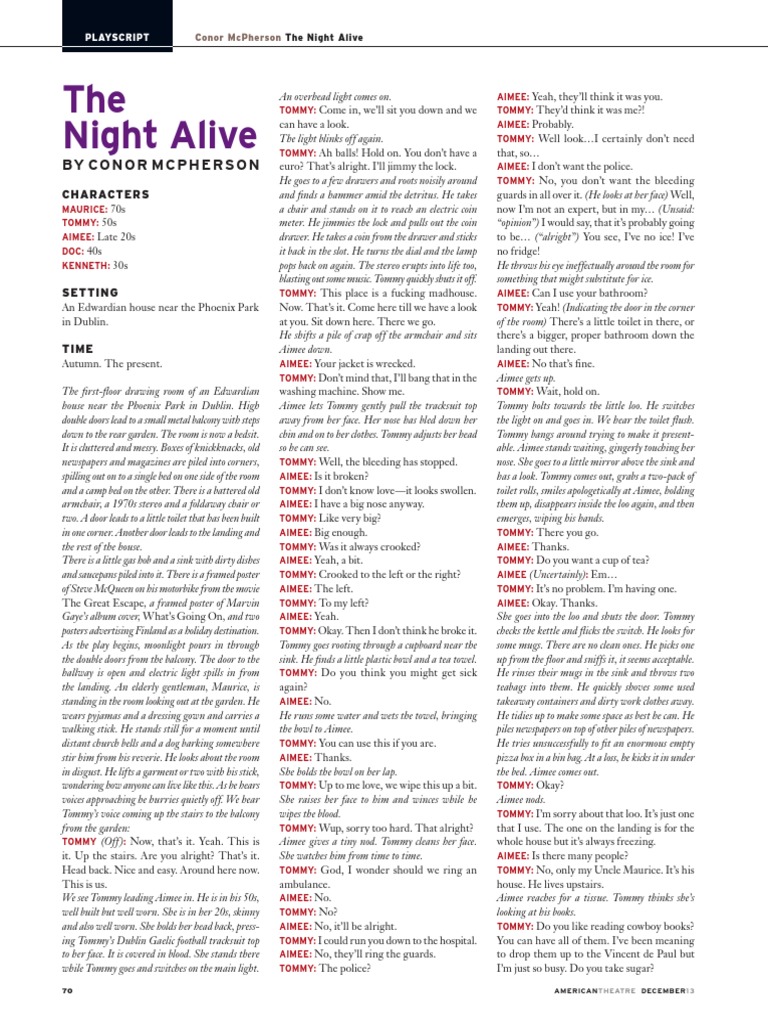 The Night Alive | PDF | Leisure | Nature