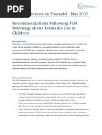 Tramadol Use in Children: A Guide | PDF | Tablet (Pharmacy) | Medicine