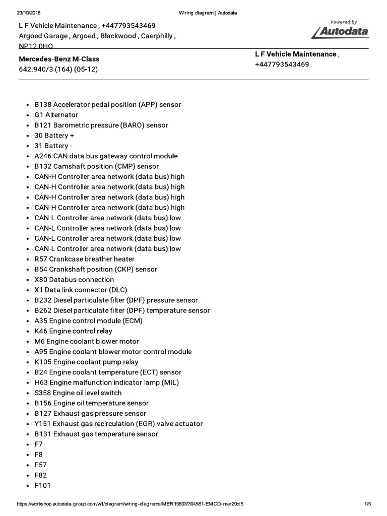 Mercedes Benz Ml320 Cdi Om642 3.0lts | PDF