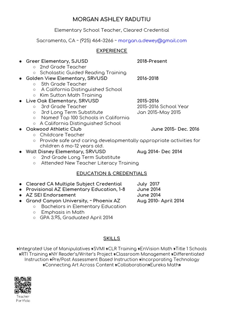 Resume 2019 | PDF