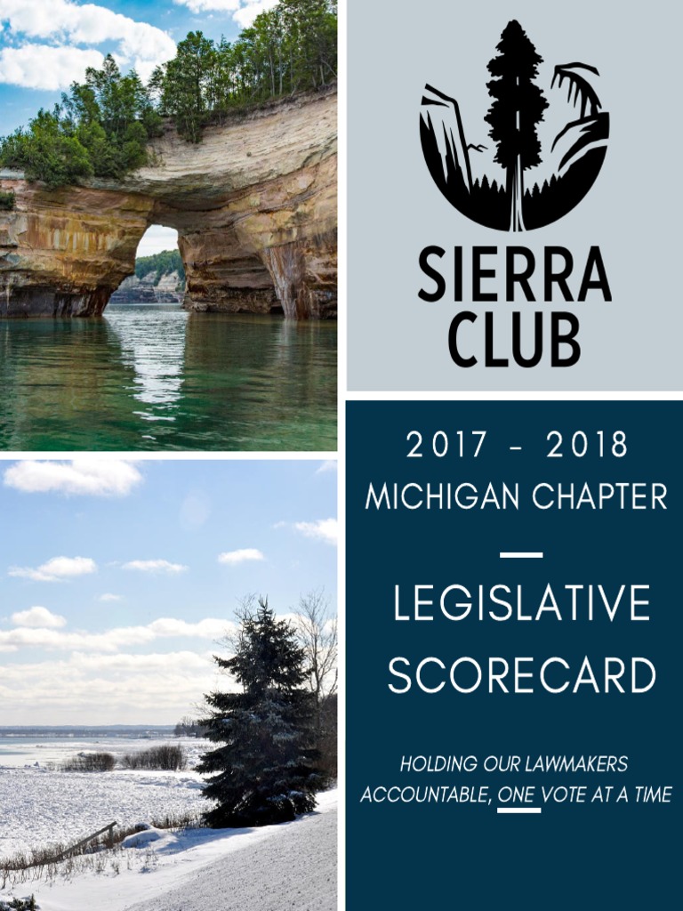 Legislative Scorecard: 2 0 1 7 - 2 0 1 8 Michigan Chapter | PDF ...