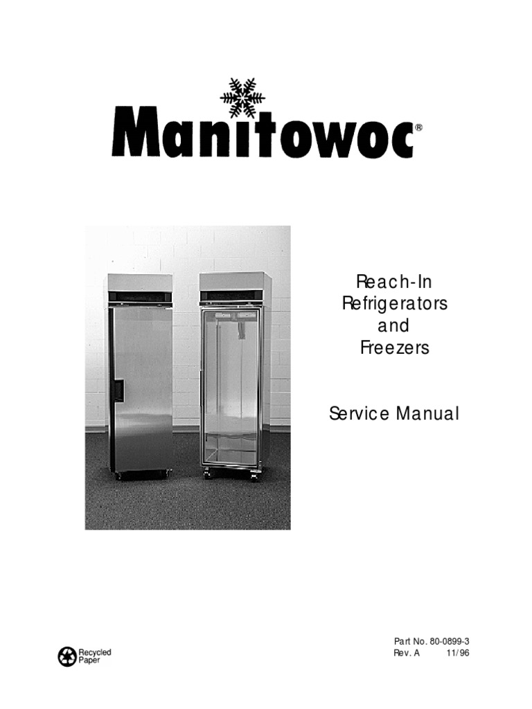 Manitowoc Ice Machine Reach-In - SM | PDF | Refrigerator | Hvac