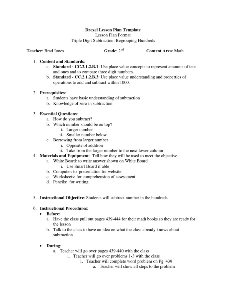 Subtraction with Regrouping for Grade 2 | PDF | Subtraction | Special ...