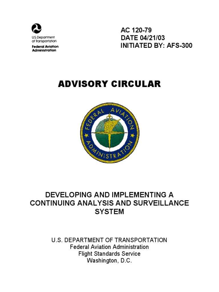 Faa Ac 120-79 | PDF | Risk Management | Risk Assessment