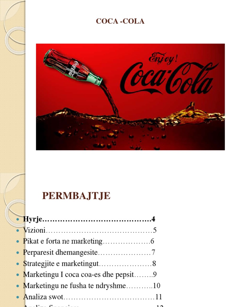 Coca Cola | PDF