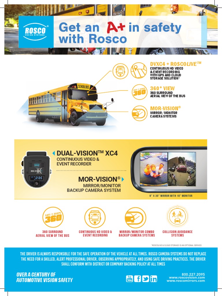 Get An in Safety With Rosco: Dual-Vision XC4 | PDF | Vehicle Technology ...