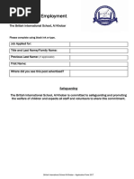 OCDSB IB Application Questionnaire | PDF
