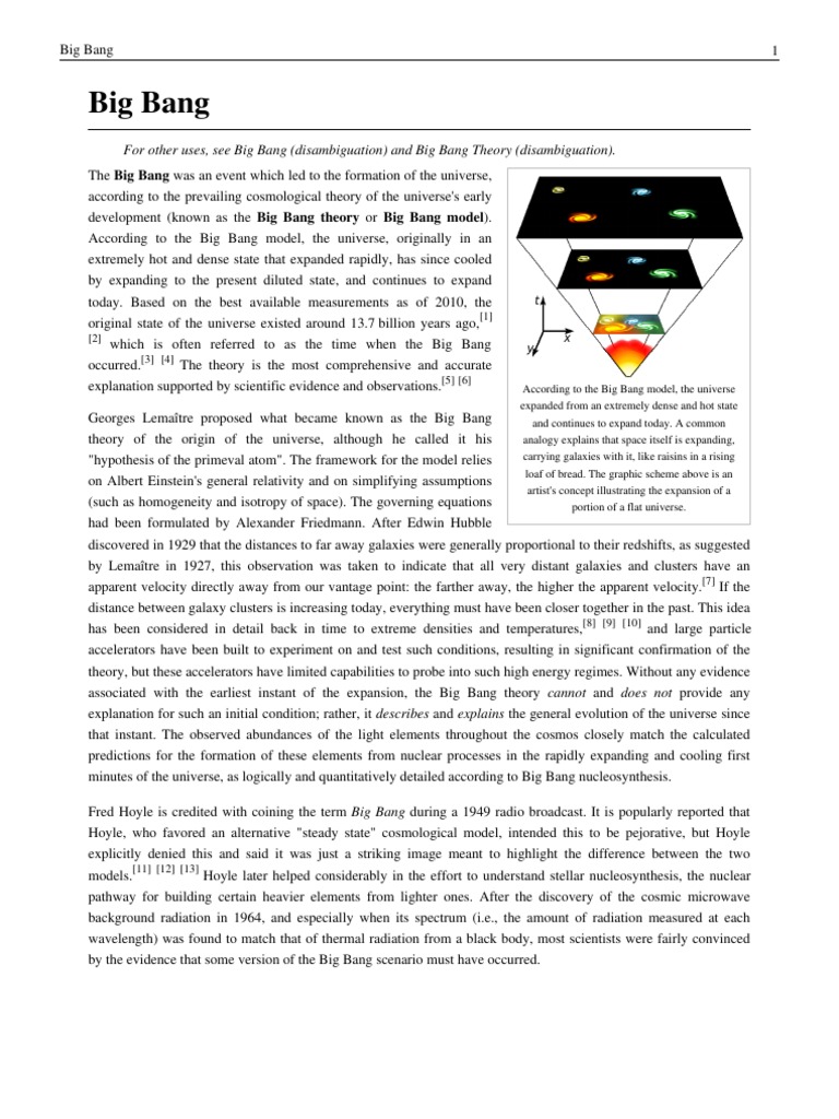 Big Bang Theory Download Free Pdf Big Bang Dark Energy