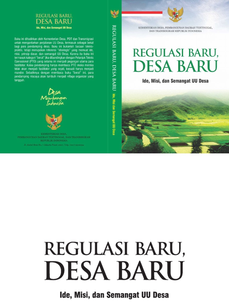 REGULASI BARU DESA BARU Ide Misi Dan Semangat UU Desa PDF | PDF