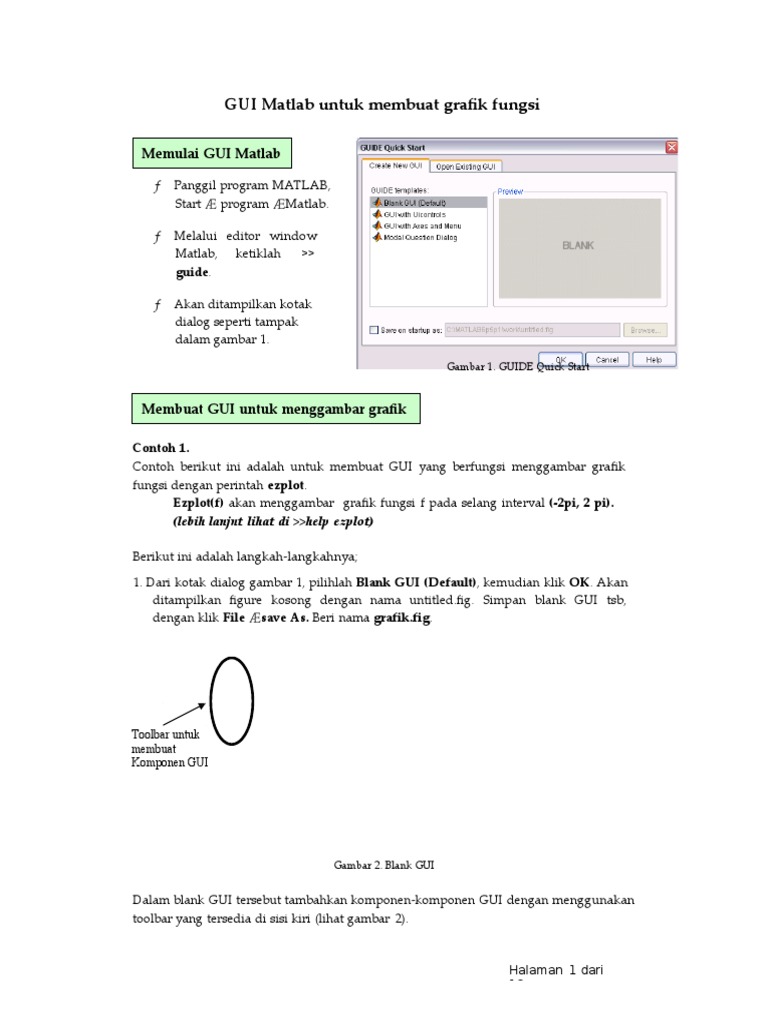 Tutorial Gui Matlab | PDF