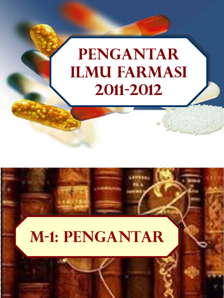 Pengantar Ilmu Farmasi 1 | PDF