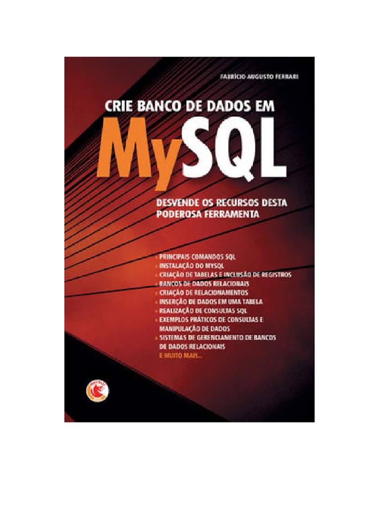 PDF Crie Banco de Dados em Mysql de Fabricio Augusto Ferrari Baixar ...