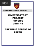 Physics Project Class 11 (Final) | PDF | Elasticity (Physics ...