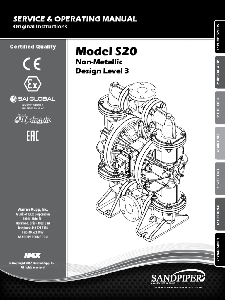 Catalogo S20 | PDF | Fluorine | Pump