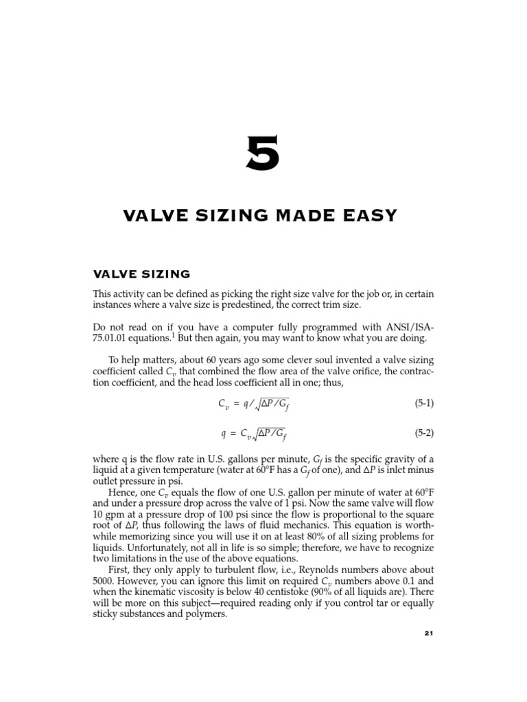 Control Valve PDF | PDF | Reynolds Number | Fluid Dynamics