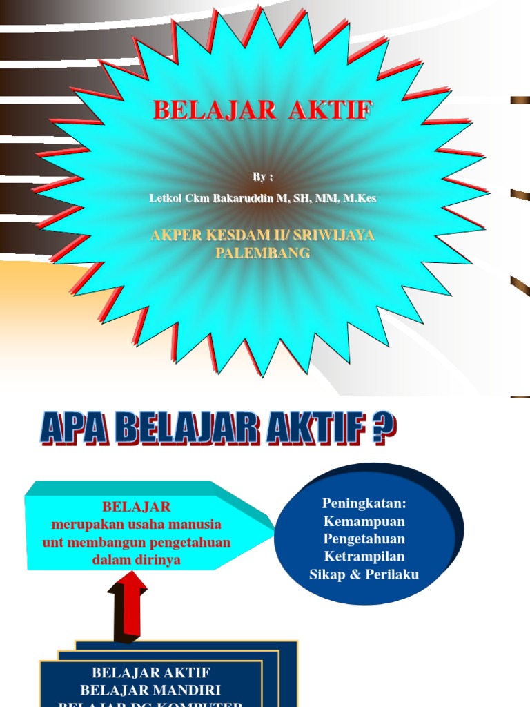 Cara Belajar Aktif | PDF
