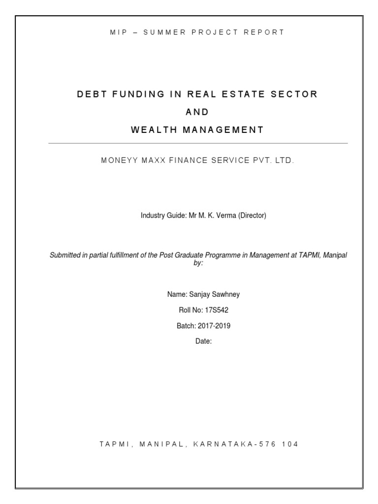 Mip Phase II Report | PDF | Credit | Finance & Money Management