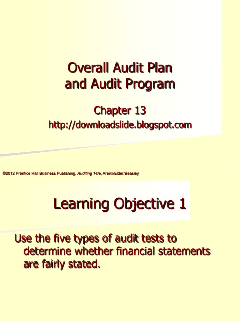 Audit Chapter 14 | PDF | Internal Control | Audit