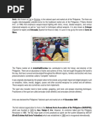 Arnis Terminology Glossary | PDF | Individual Sports | Combat Sports