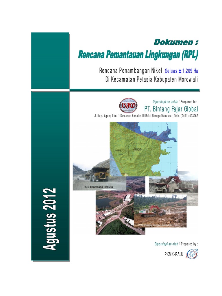 Laporan RPL - AMDAL Nikel PT BFG PDF | PDF