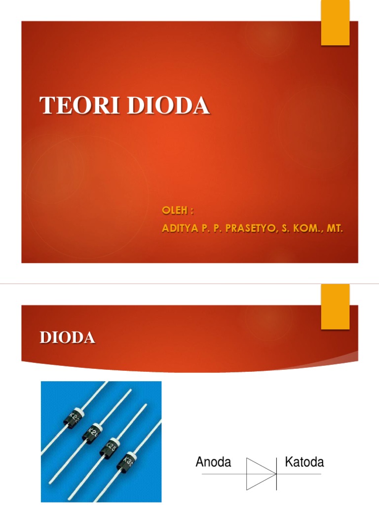 1805 - Materi 3 (Teori Dioda) | PDF