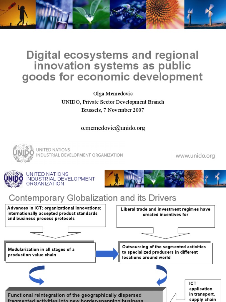 Digital Ecosystems and Regional Innovation Systems As Public Goods For Economic Development ...