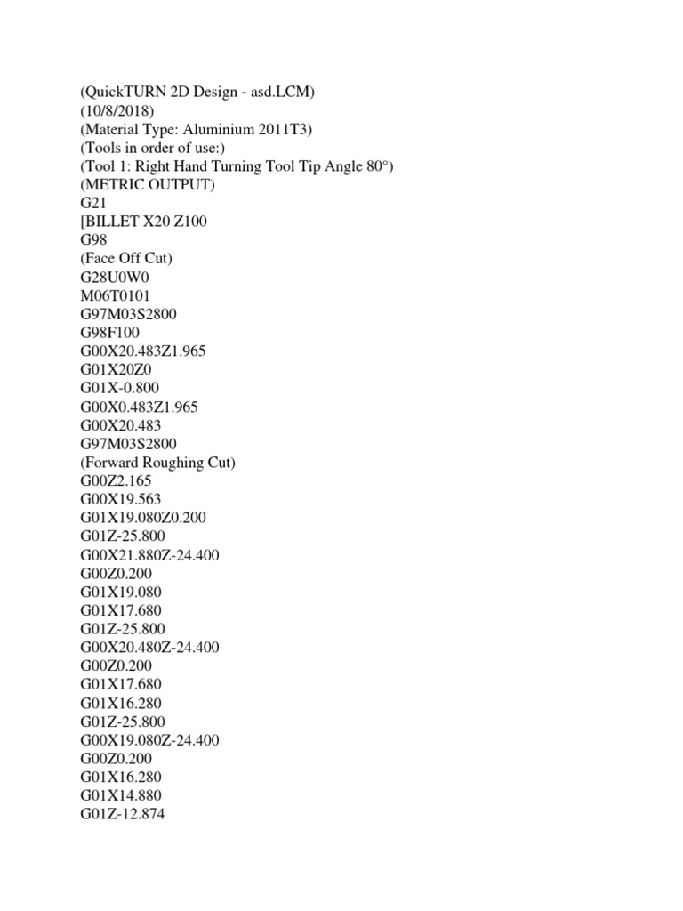 QuickTURN 2D Design | PDF