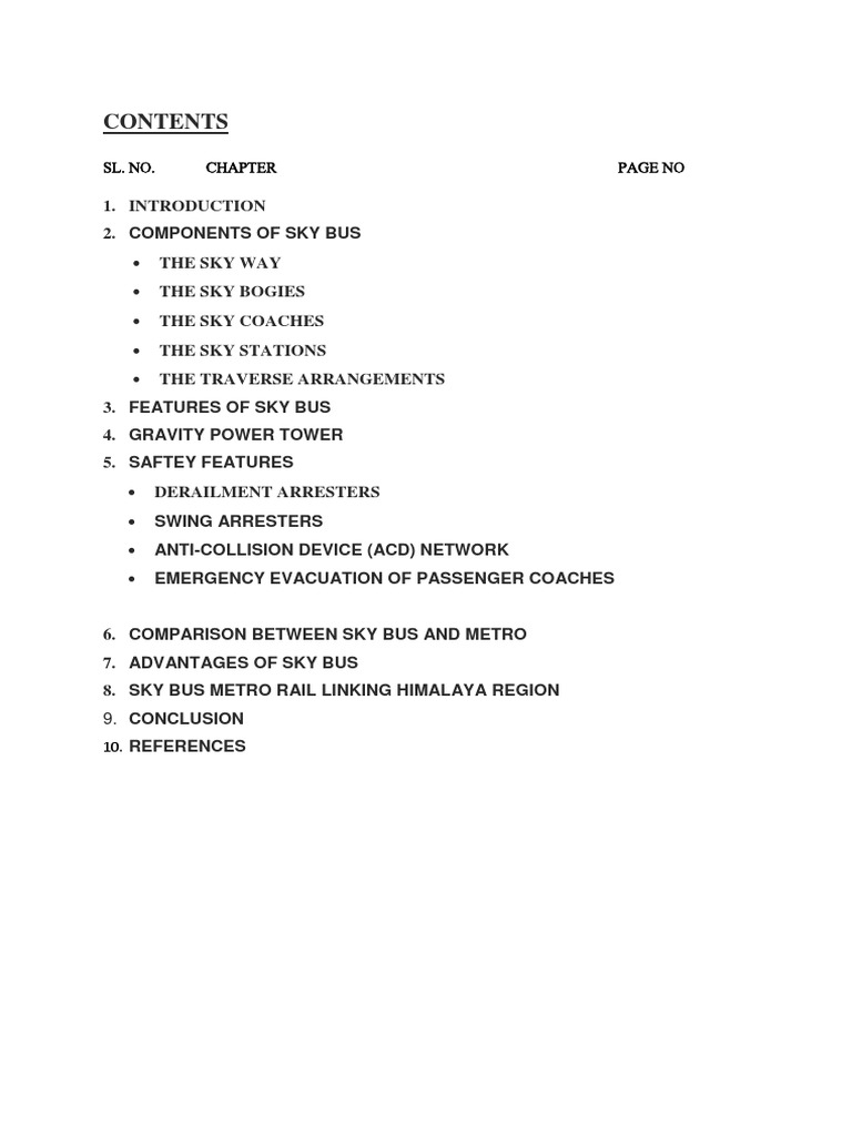 Sky Bus Technology | PDF | Train | Train Station