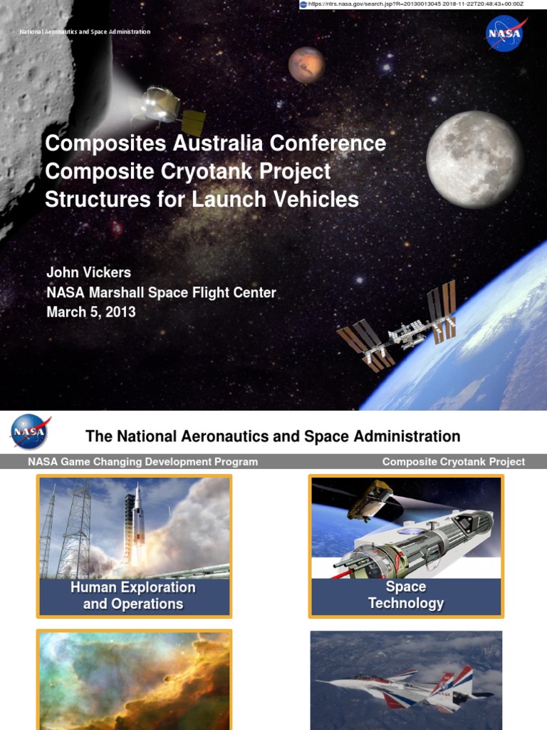 Composites Australia Conference Composite Cryotank Project Structures ...