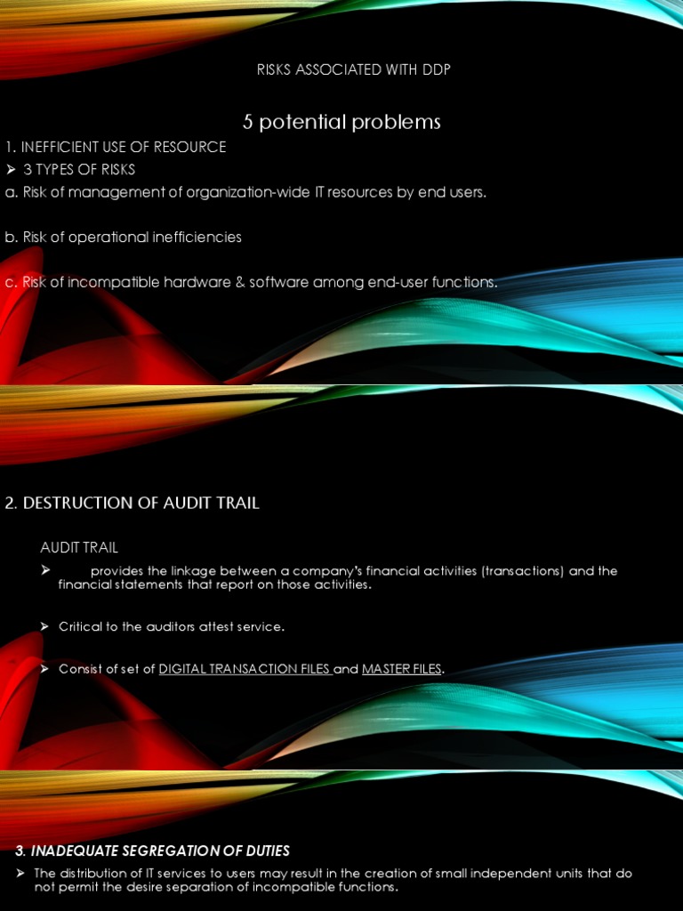 Risks Associated With DDP | PDF | Risk | Software