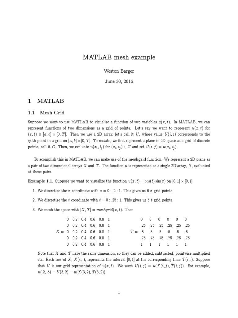 Matlab | PDF | Matlab | Function (Mathematics)