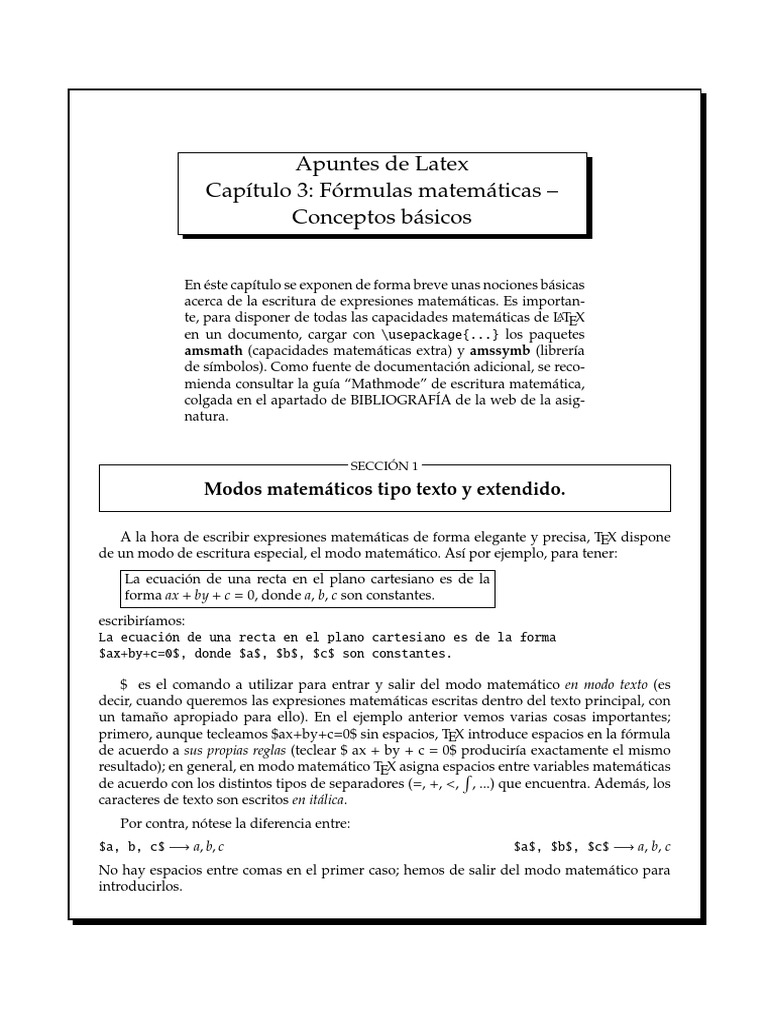 Símbolos Matemáticos en LaTeX | PDF | Raíz cuadrada | Matriz (Matemáticas)