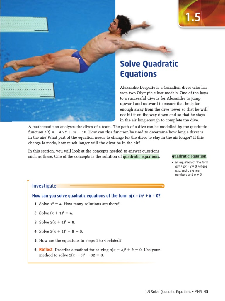 1 5 | PDF | Quadratic Equation | Area