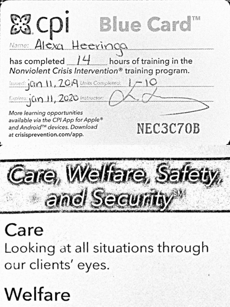 Nvci Certificate 2 | PDF