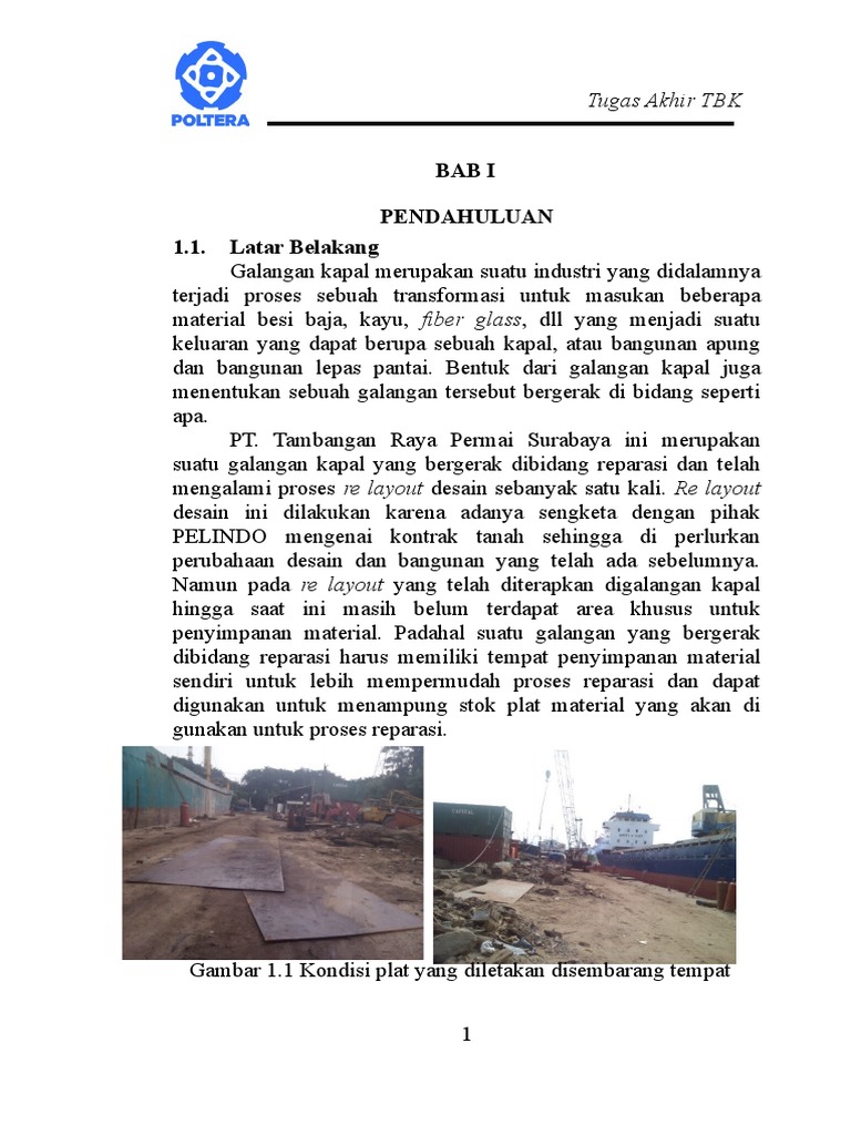 Desain Steel Stockyard | PDF