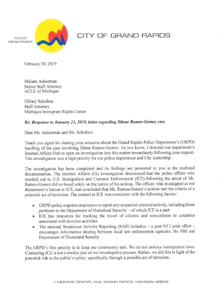 Internal Affairs Report | PDF