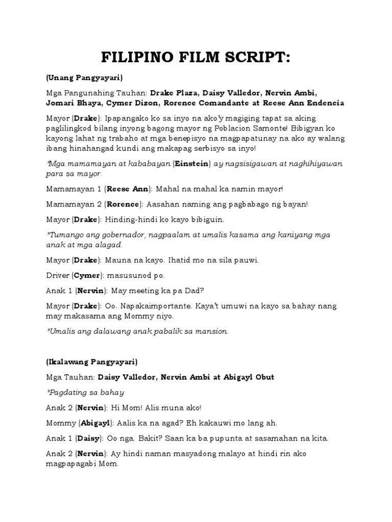 Filipino Script | PDF