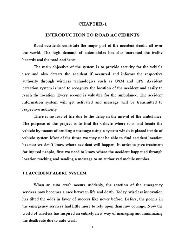 Sms Based Automatic Vehicle Accident Information System. | PDF | Gsm | Relay