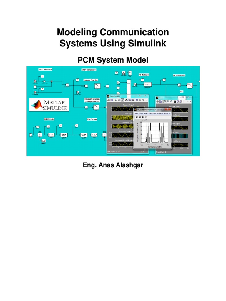 Modeling Communication Systems Using Simulink: PCM System Model | PDF