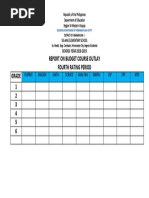 Class Record Cover Page 2017 - 2018 | PDF