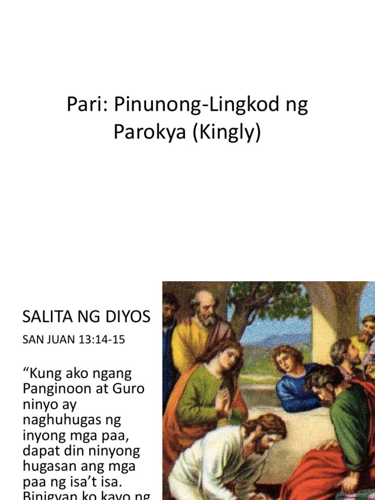 Clergy Lesson (Tagalog Catechism) | PDF