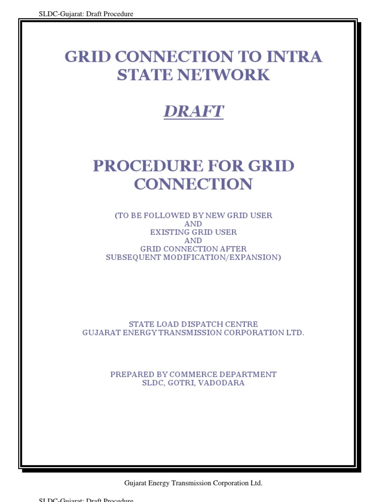 Grid Connection Procedure - GETCO | PDF | Electrical Grid | Electric ...