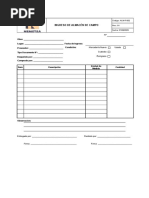 Formato de Nota de Cargo | PDF