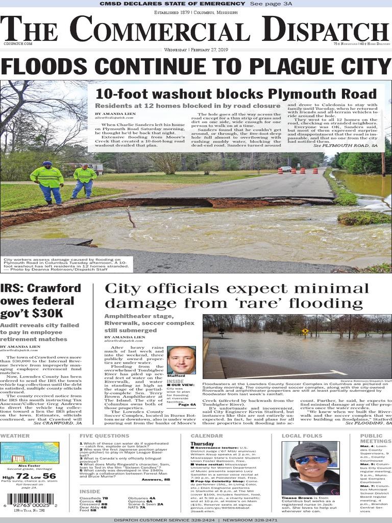 Commercial Dispatch Eedition 2-27-19 | PDF | United States Postal ...